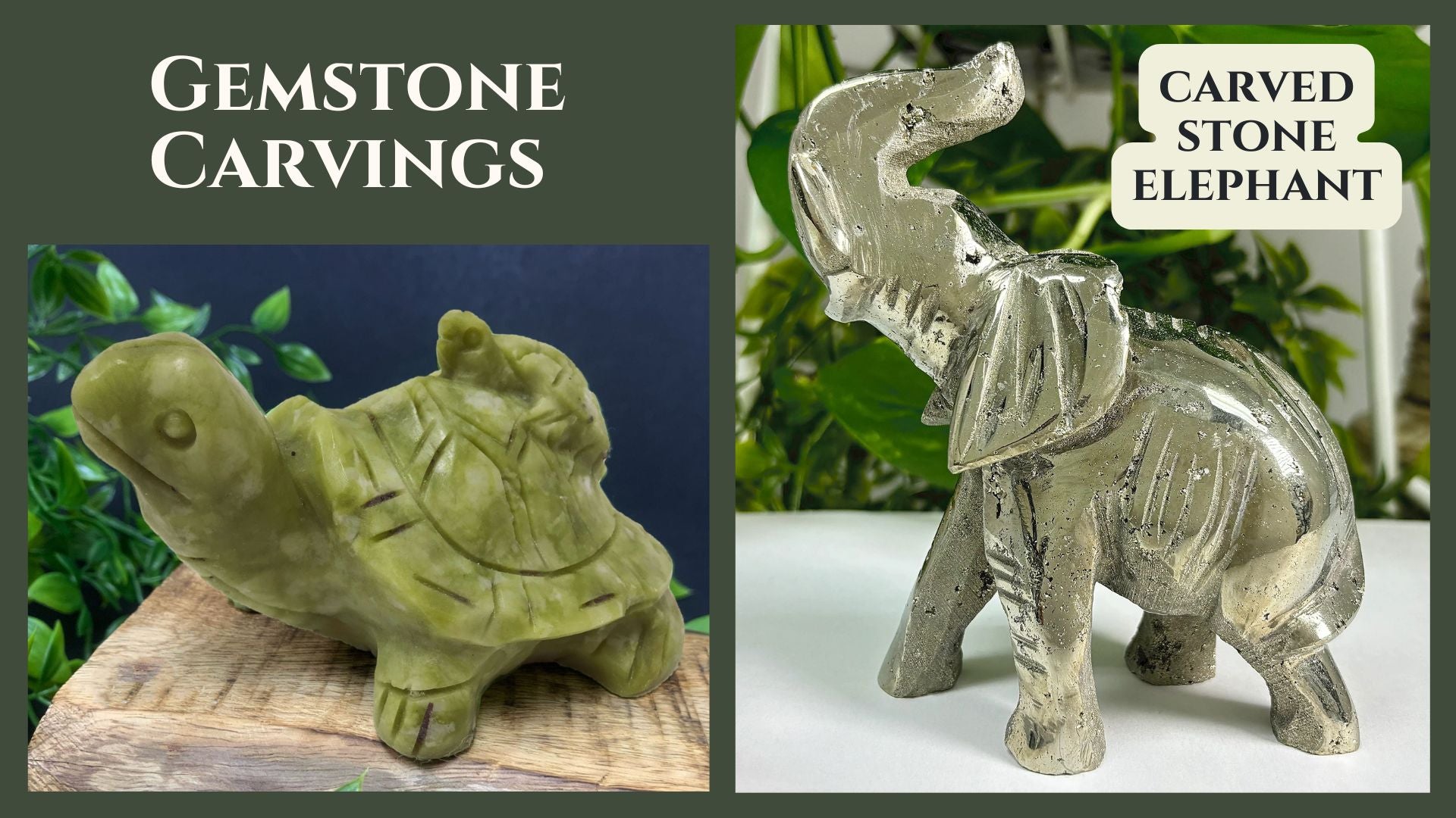 Gemstone Carvings | Hand-Carved Animal Figurines, Unique Sculptures ...